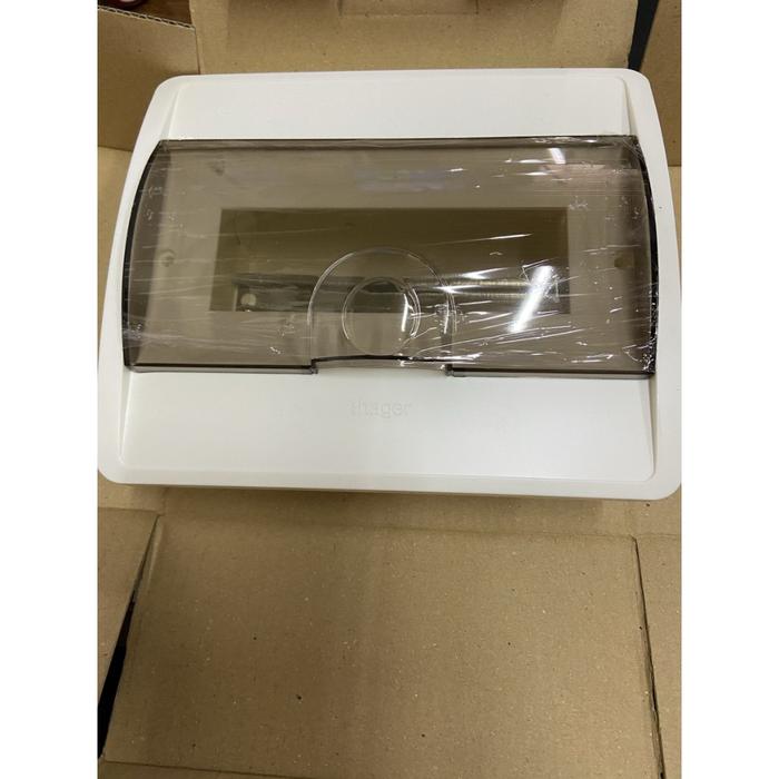 Jual HAGER Box MCB Model OB Icos (Pintu Transparan) 8 Modul 1 Row ...