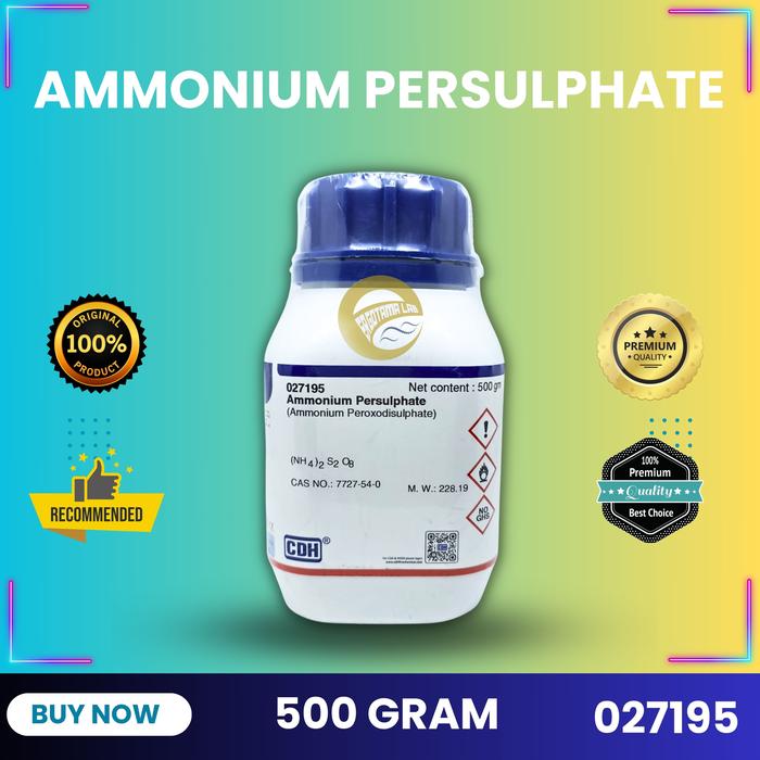 Jual Ammonium Persulphate (APS) | (NH4)2S2O8, 500 gram - Kab. Bogor ...