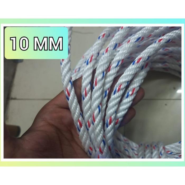 Jual TALI TAMBANG PLASTIK 10 MILI 200 METER / ROLL TALI TAMBANG PPD 10 ...
