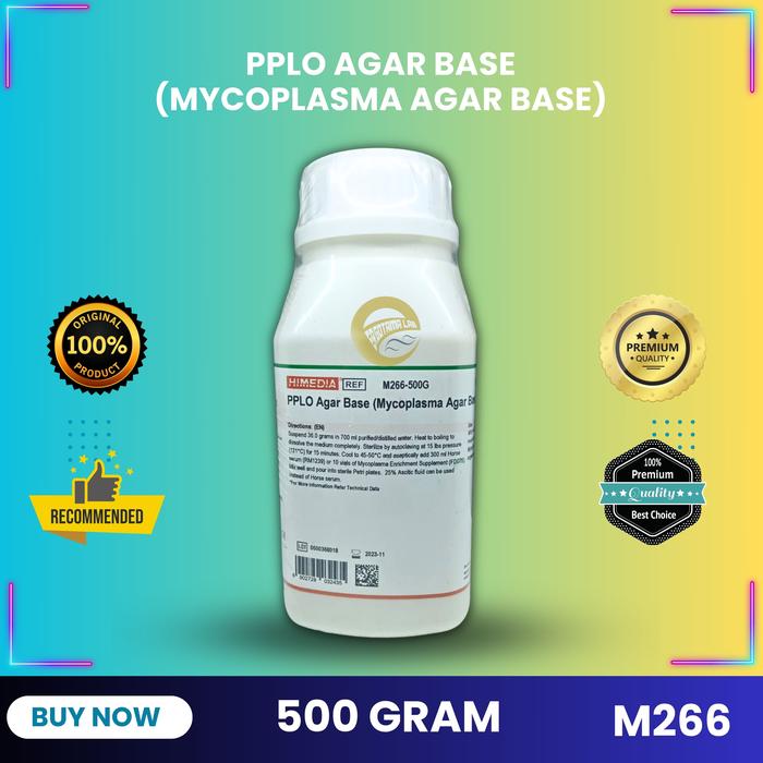 Jual PPLO Agar Base (Mycoplasma Agar Base) - Media Mikrobiologi, 500 ...