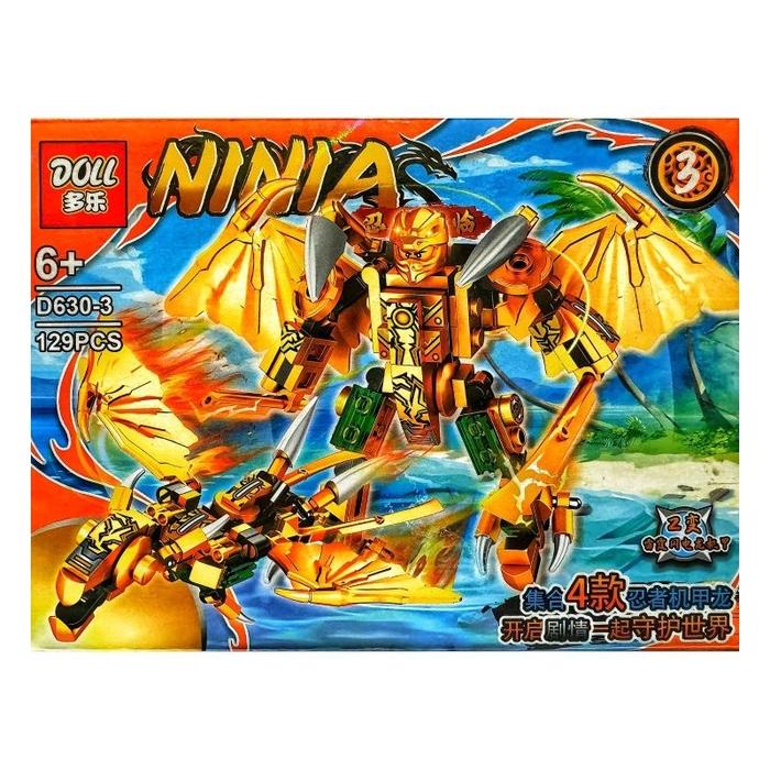 Jual Ninjago Robot Dragon Naga Dengan Senjata Lengkap 2 In 1 D630 ...