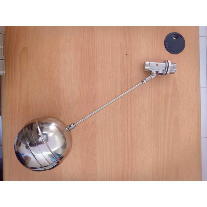 Jual Floating Valve Pelampung Tangki Otomatis FULL ALL Stainless 1/2 ...