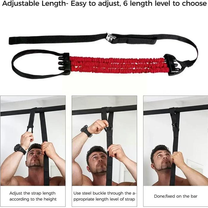 Jual Bar Assistance Pull-up Arm Elastic Bands Home Band Assist Muscle ...