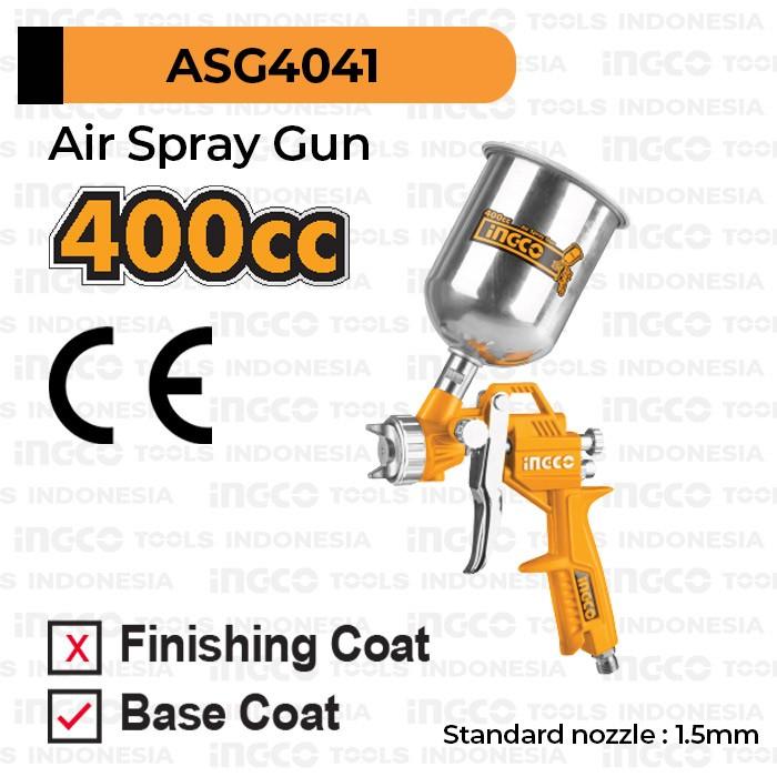 Jual Air Spray Gun 400 ml INGCO ASG4041 alat Semprot cat Tabung Atas ...