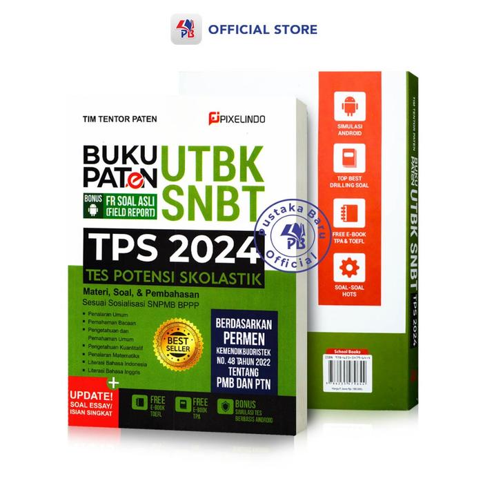 Jual Buku Paten Snbt 2024 / Buku Paten Utbk Snbt Tps 2024 Lengkap Softcover - Kota Surabaya ...