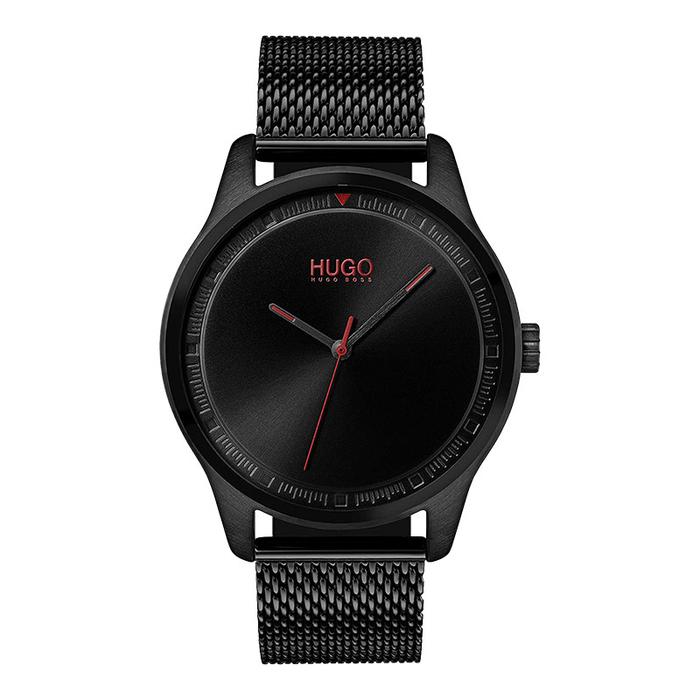 Promo Jam Tangan Pria Hugo Boss Fluid 1530044 Men Black Dial Black Mesh ...