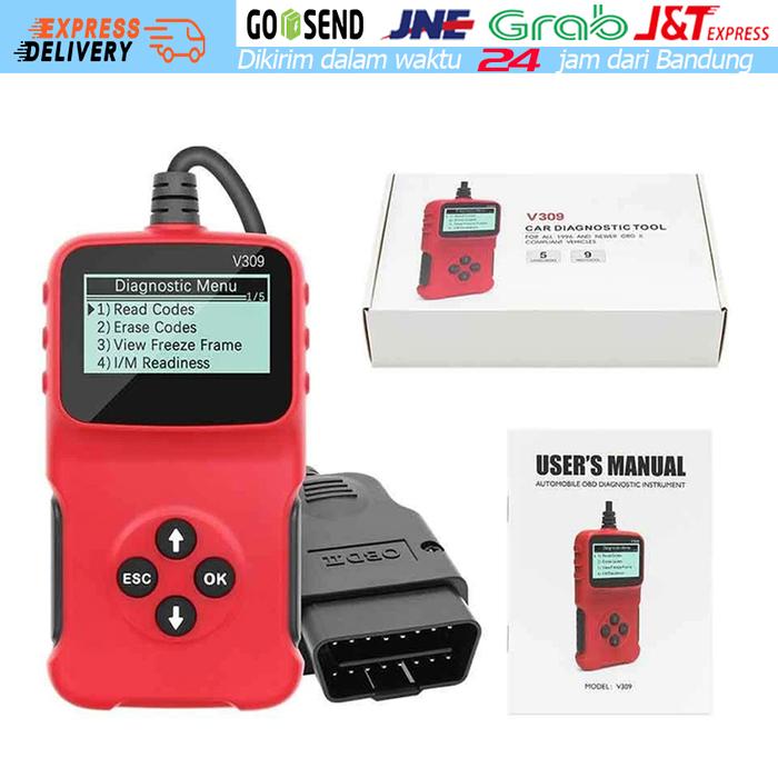 Jual Alat Pembaca Kode Diagnostik Mobil OBD2 OBD II Car Engine Scanner ...