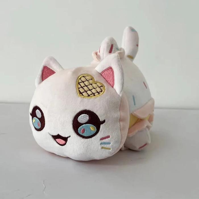 Jual 20Cm Meows Aphmau Plush Doll Aphmau Mee Meow Food Cat Coke French ...