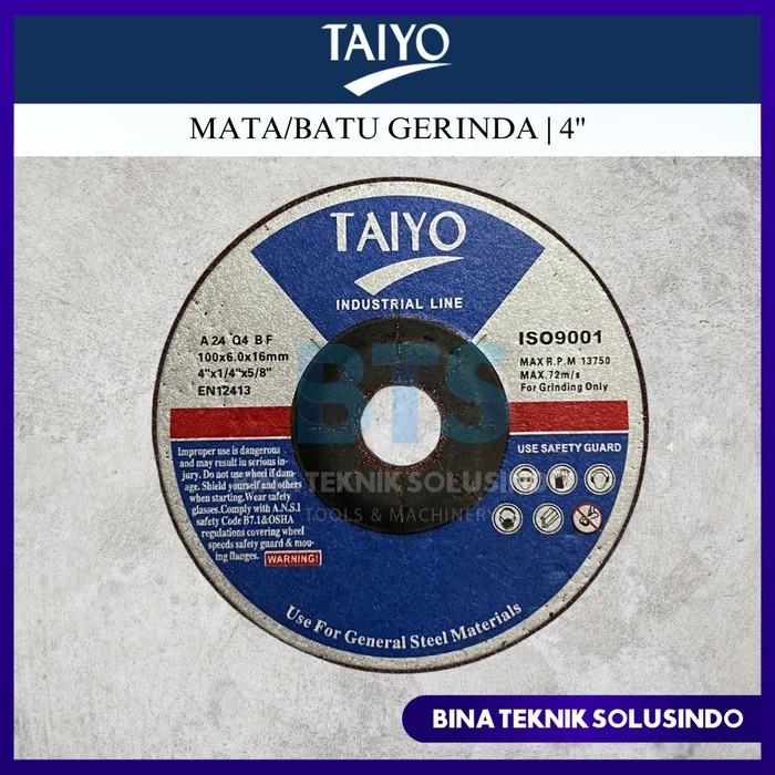 Jual TAIYO Mata / Batu Gerinda Poles / Slep / Asah 4" x 6mm / 4 inch - Kota Tangerang - Bina ...