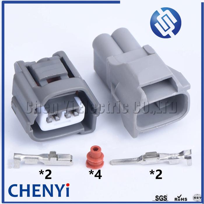 Jual 1Sets 2 Pin Male Or Female Auto Ignition Coils Connector - Kota ...