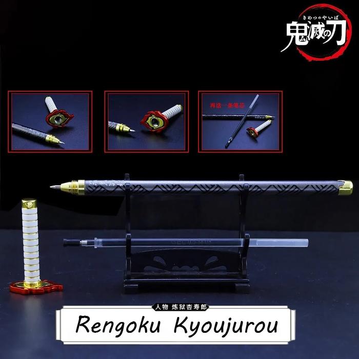 Jual Demon Slayer Sword Rengoku Kyoujurou Pen Katana Nichirin Anime Th ...