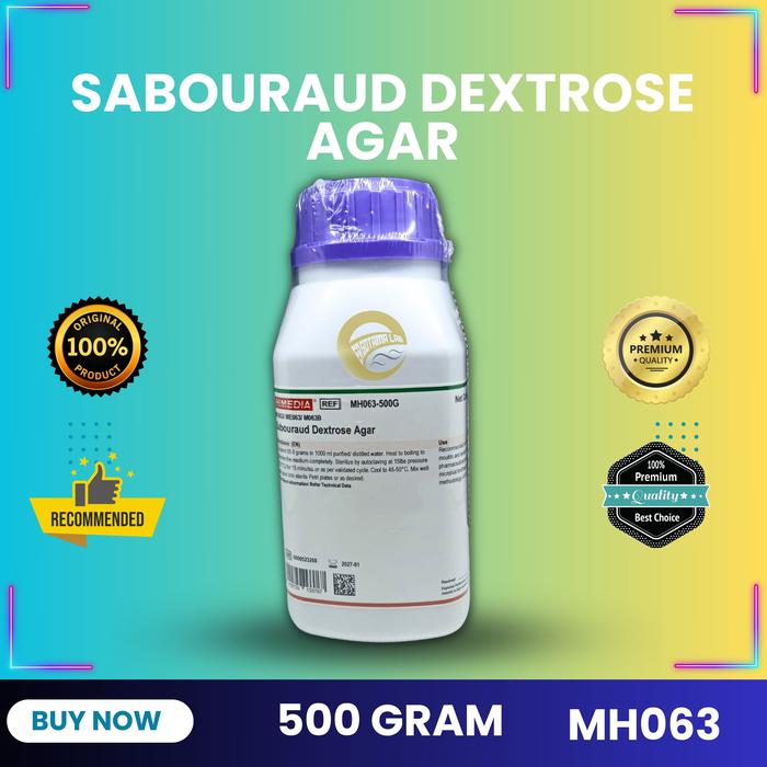 Jual Sabouraud Dextrose Agar, Harmonized - Media Mikrobioliogi, 500 ...