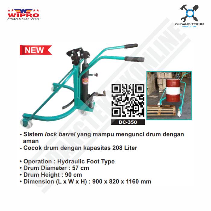 Jual - HYDRAULIC DRUM CARRIER 350 KG WIPRO DC350 Alat Angkat Drem ...