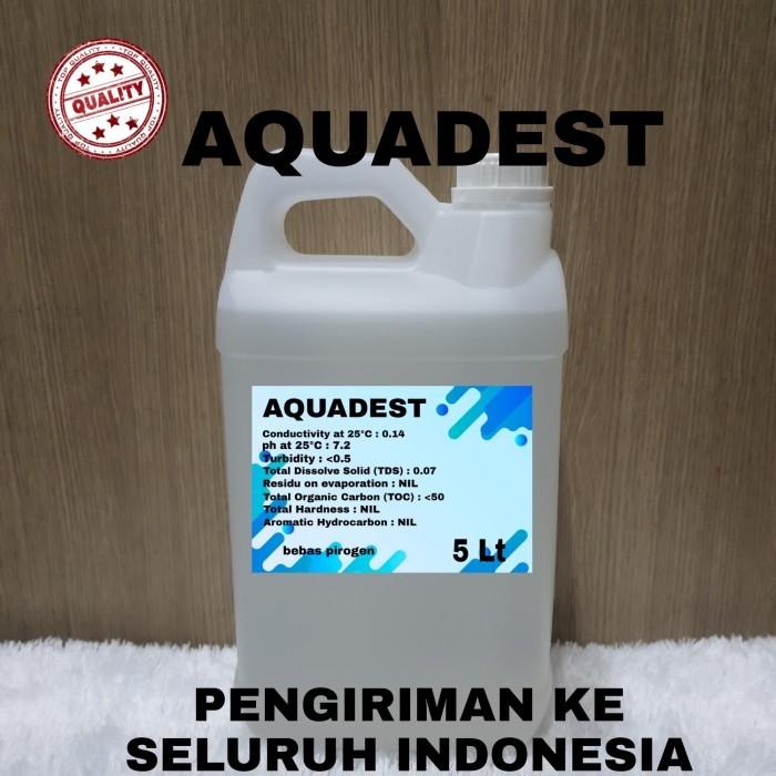 Jual |topfast| Aquadest Aquades Distilled Water / Air Suling 5 Liter Di ...