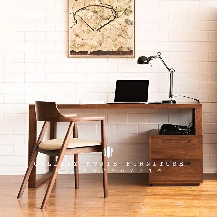 Jual Set Meja Kerja Jati Minimalis/Set Meja Kerja Kantor - Kab. Jepara ...