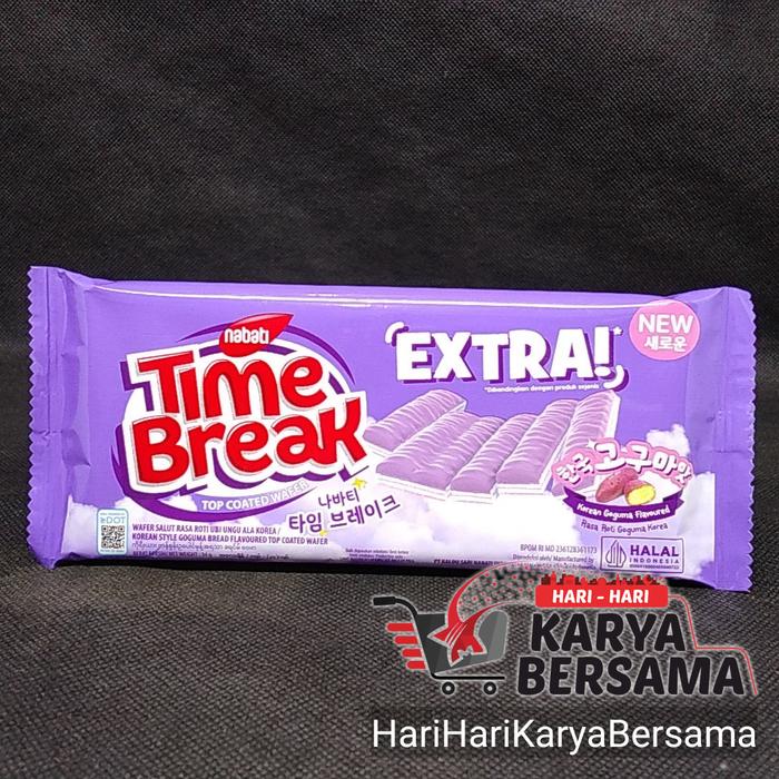 Jual NABATI WAFER TIME BREAK EXTRA KOREAN GOGUMA FLAVOURED 34GR - Kota ...