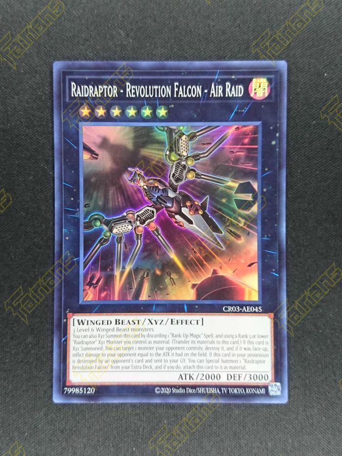 Jual YuGiOh AE CR03-AE045 Raidraptor - Revolution Falcon - Air Raid SR ...