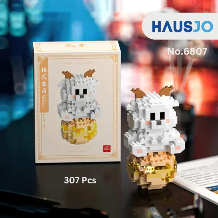 Jual Animal Series The Twelve Chinese Zodiac Signs Building Blocks ...