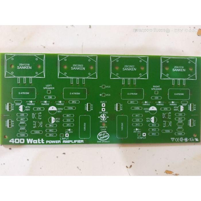 Jual Pbc Power Amplifier Sankan 400W Srereo Terbaru Murah Bagus ...