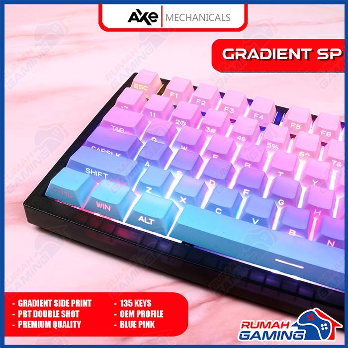 Jual KEYCAP - KEYCAPS - CHERRY - GRADIENT PINK - SIDE PRINT - DOUBLE ...