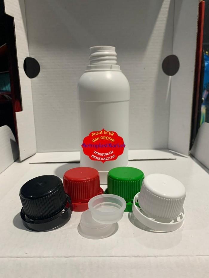 Jual botol agro 50ml HDPE 100ml botol labor 250ml 500ml 1000ml 1ltr - 1000ML, TUTUP PUTIH ...