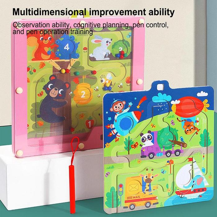 Jual Magnetic Color Maze Educational Magnetic Board For Color Sorting ...
