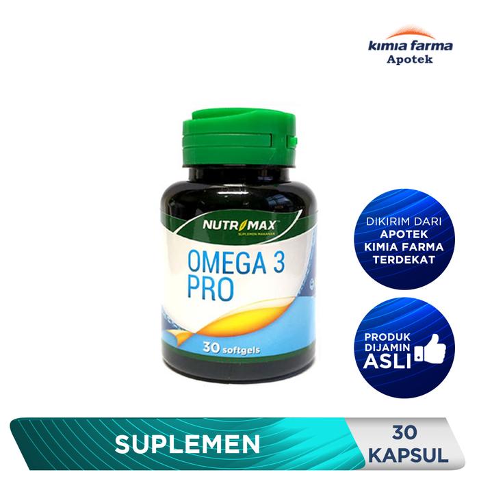 Promo NUTRIMAX OMEGA 3 PRO 30 KAPSUL / SUPLEMEN KESEHATAN / KIMIA FARMA - Kota Manado - Kimia ...