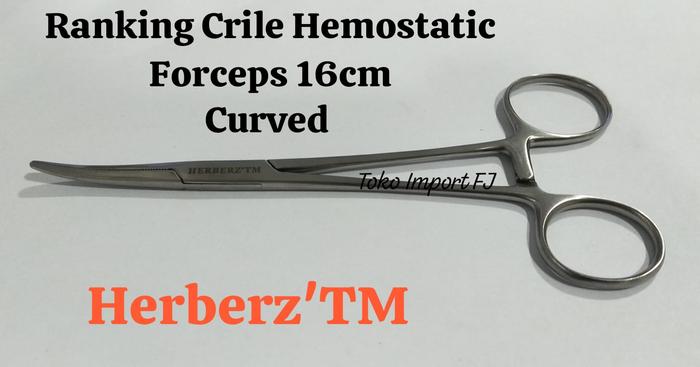 Jual Rankin Ranking Crile Hemostatic Forceps Curved 16cm Herberz ...