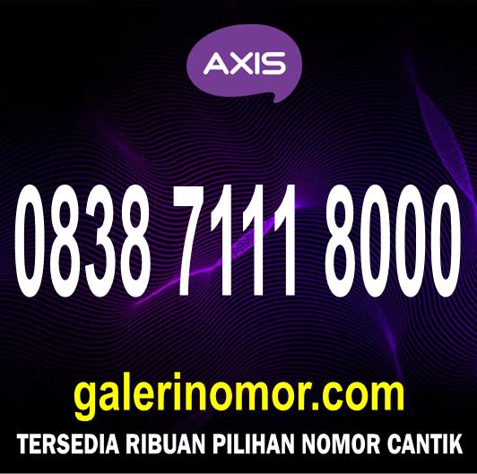 Jual Nomor Cantik Axis Axiata Prabayar Support 4.5G Jaringan XL Nomer Kartu Perdana 0838 7111 ...