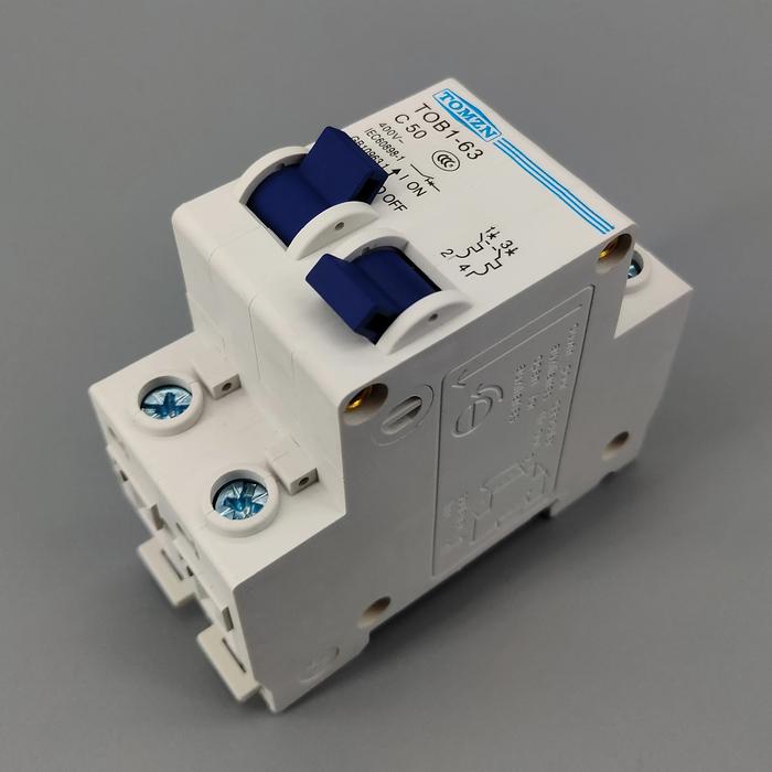 Jual 1P 50A Mts Manual Transfer Switch Circuit Breaker Mcb 50Hz60Hz 4 ...