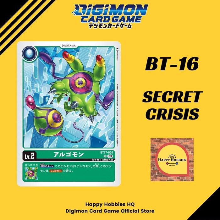 Jual Digimon Card Game BT17-004 Argomon Uncommon - Kota Surabaya ...