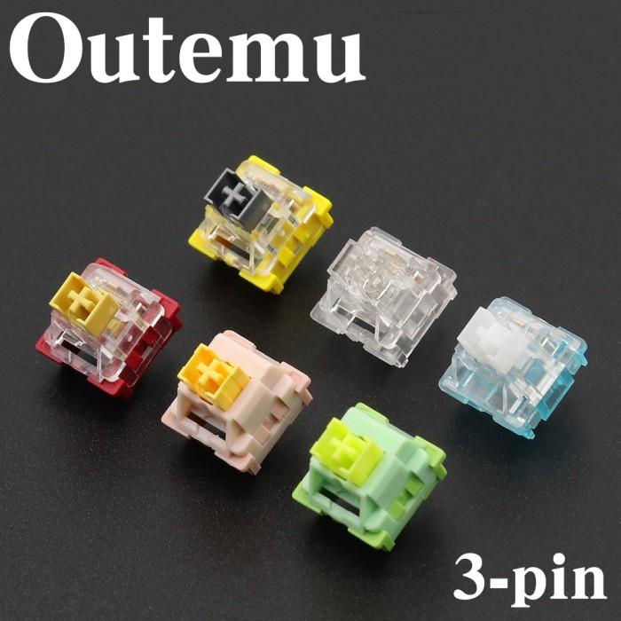 Jual Outemu Switch Mechanical Keyboard Switch 3Pin Silent Linear ...