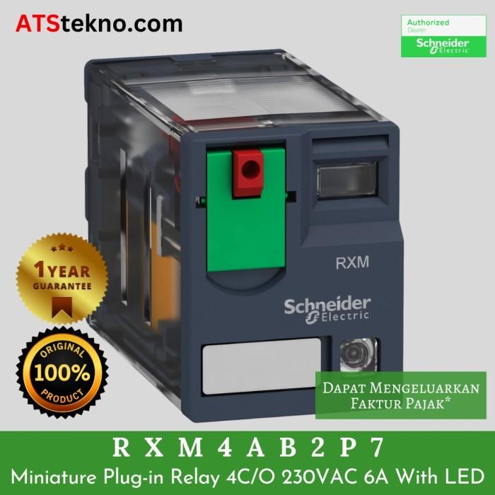 Jual SCHNEIDER RELAY PLUG IN 4CO 6A 230VAC DENGAN LED RXM4AB2P7 Best - Kota Tangerang Selatan ...