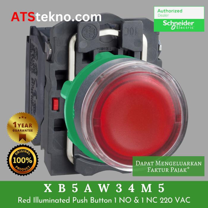 Jual SCHNEIDER IPB MERAH 1NO 1NC 240VAC XB5AW34M5 Best - Kota Tangerang ...