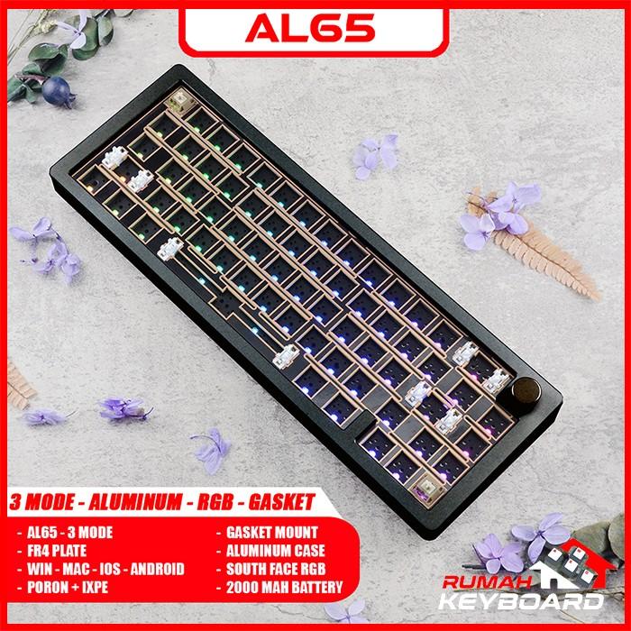 Jual Mechanical Keyboard - Al65 - 65% - 3 Mode - South Rgb - Aluminum ...