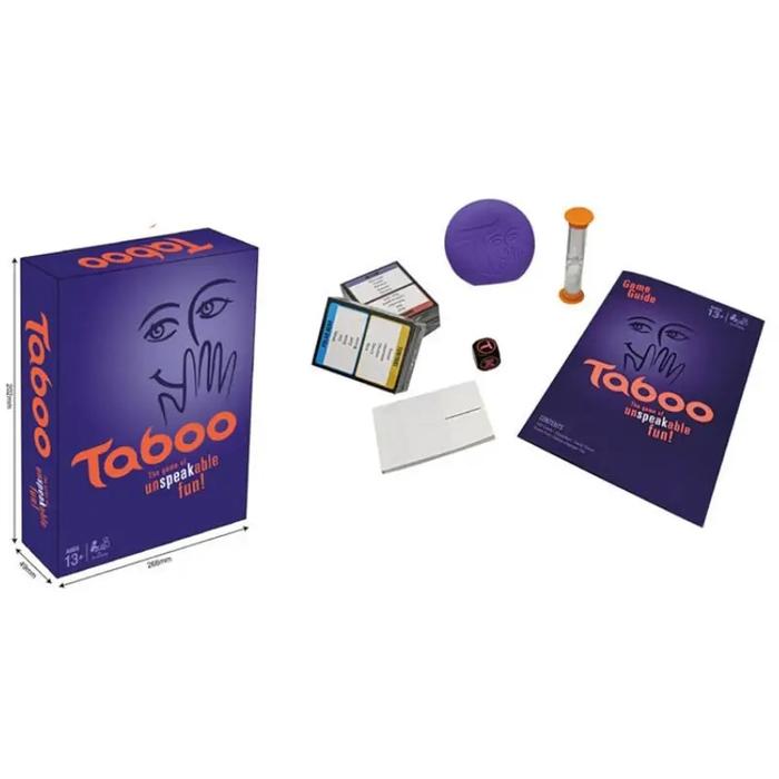 Jual Classic Taboo Card Game Board Game Fun Finding Words Board Game P ...