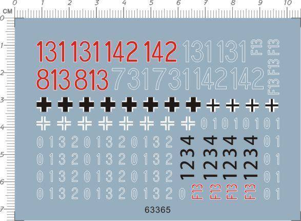 Jual Detail Up 135 German Military Tank Panzer Number Markings Model ...