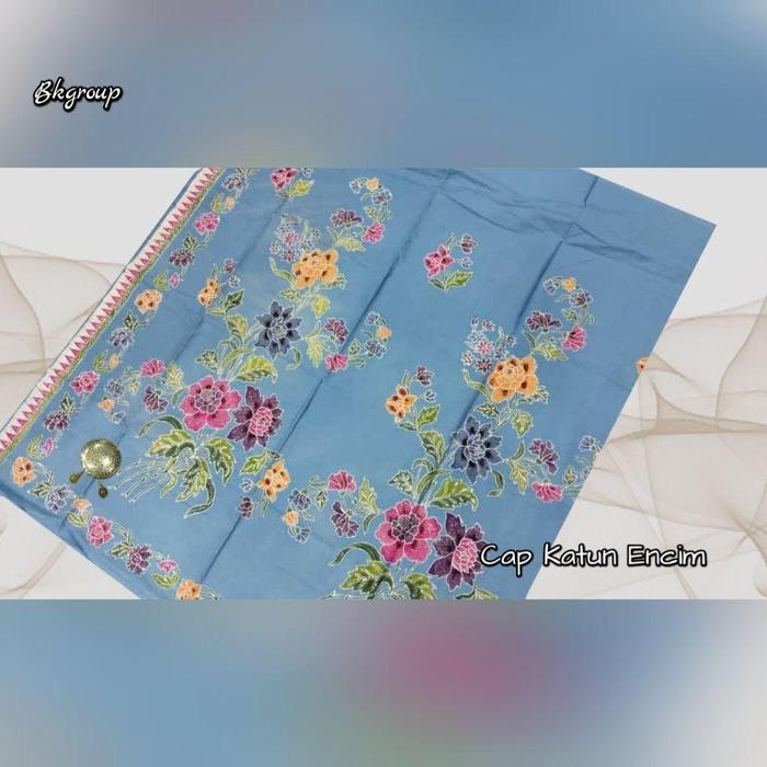 Jual Kain batik Cap Katun Encim Warna Pastel 231202001 - 8 - Kota ...