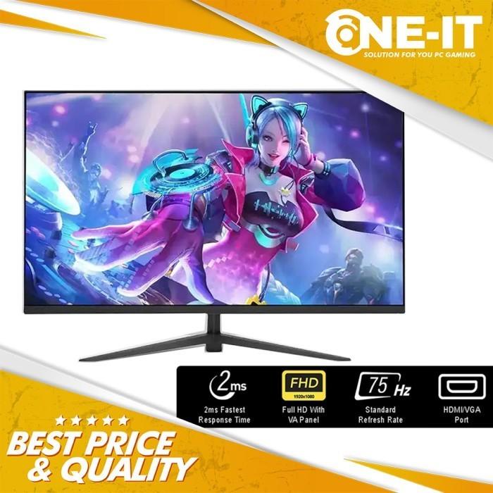 Jual MONITOR ENLIGHT 24ENS-B 24" VA FHD 2ms 75Hz Frameless Design ...