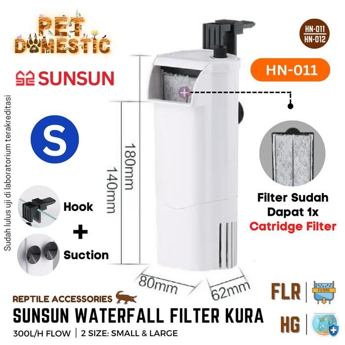 Jual TURTLE SUNSUN LOW WATER AKUARIUM FILTER AIR DANGKAL KANDANG TANK ...