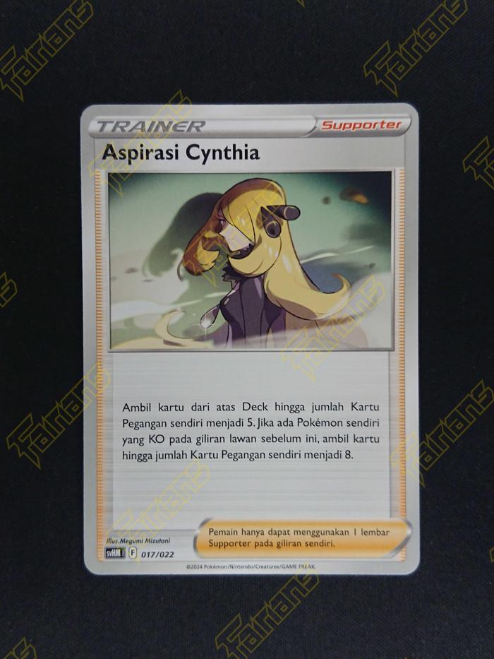 Jual Pokemon TCG Indonesia SVHM 017/022 Aspirasi Cynthia - Kota Semarang - Fairians Valhalla ...