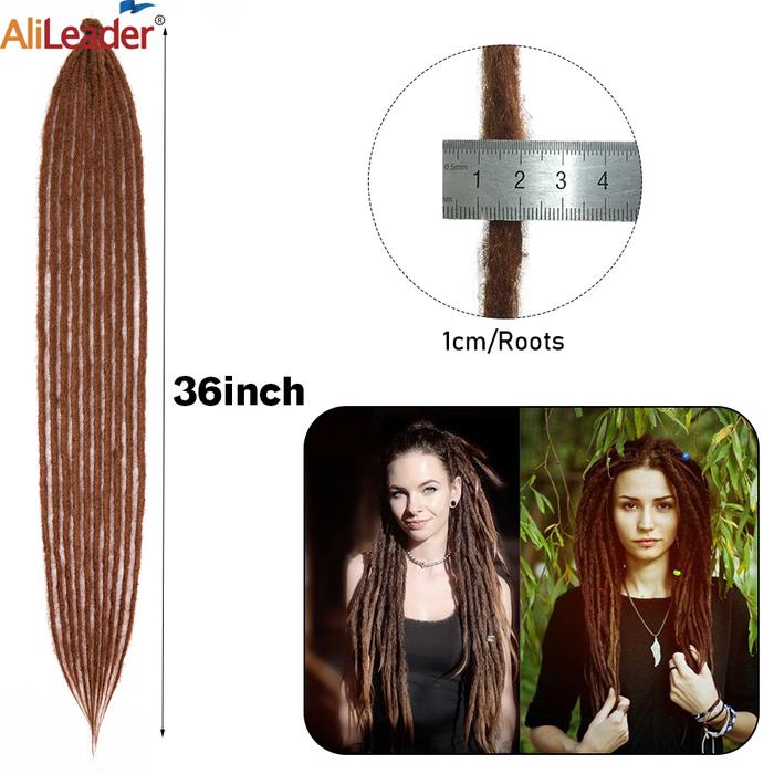 Jual Ombre Dreadlocks Hair Extension For Black Women Handmade Dreads H ...