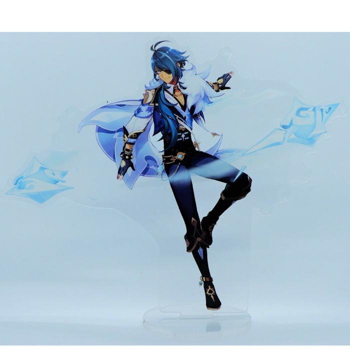 Jual Anime Kaeya Alberich Figurine Hot Game Genshin Impact 2D Standing ...