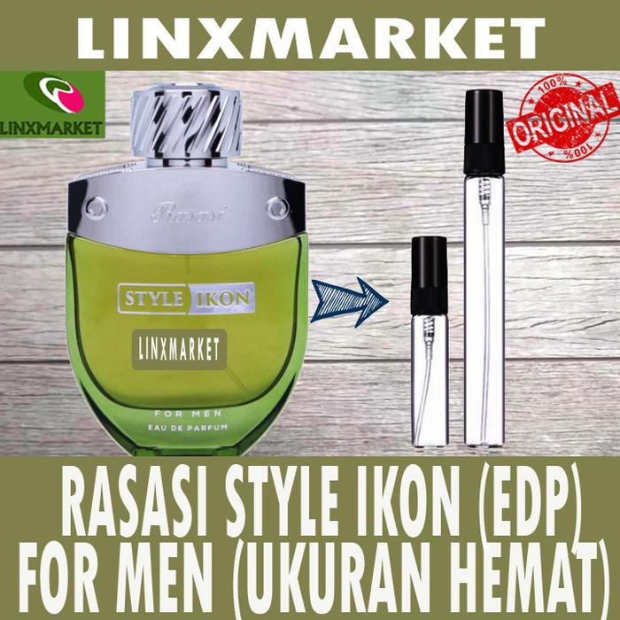 Jual RASASI STYLE IKON FOR MEN EDP EAU DE PARFUM - UKURAN HEMAT - - 2ML ...