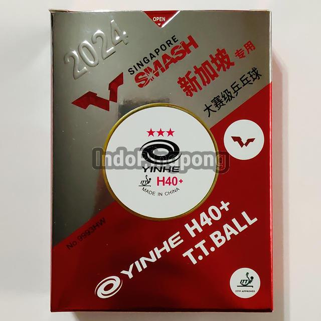 Jual Yinhe 3-Star WTT 2024 Singapore Smash H40+ Balls - Kota Bandung - IndoPingpong | Tokopedia