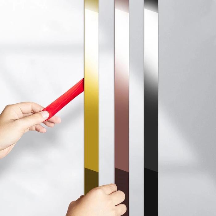 Jual 3M List Plat Strip Mirror/List Plat/Sticker Pembatas Nat Keramik ...