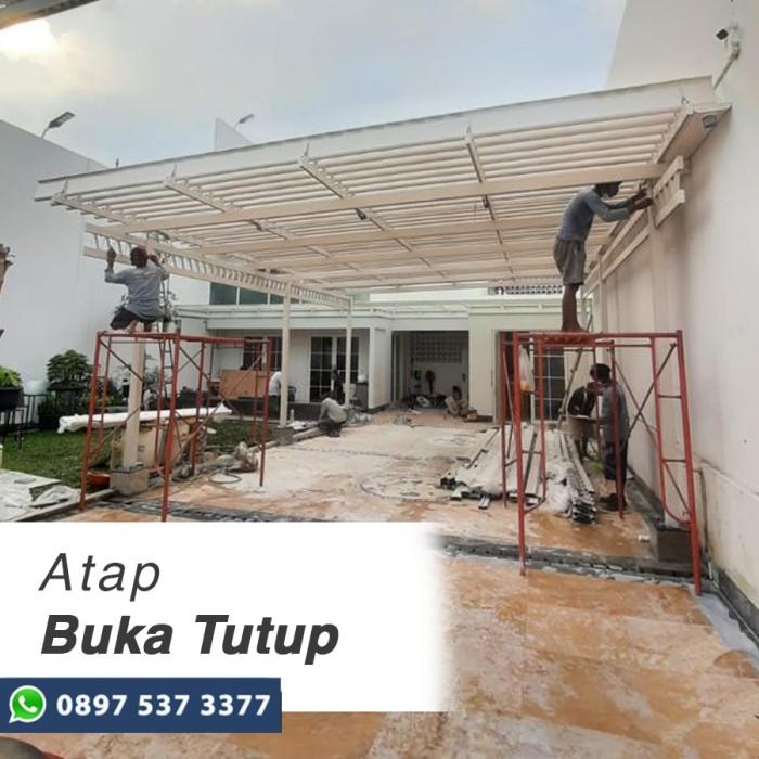 Jual Atap Kanopi Tutup Buka - Bukan Lovera Sun Louvre Aluminium Awning ...