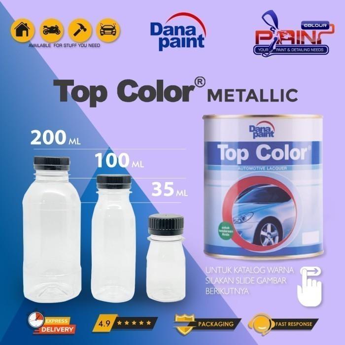 Jual Top Color Metallic 6206 Brilliant Red Mica - Cat Duco - 35ml ...