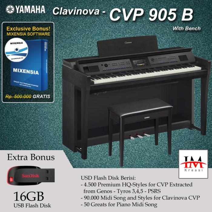 Jual Digital Piano Yamaha Clavinova CVP905 B / CVP-905 / CVP 905B ...