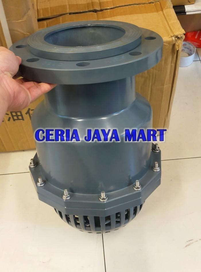 Jual Foot Valve PVC 6" Inchi Type Swing Flange End JIS 10 K / Klep ...